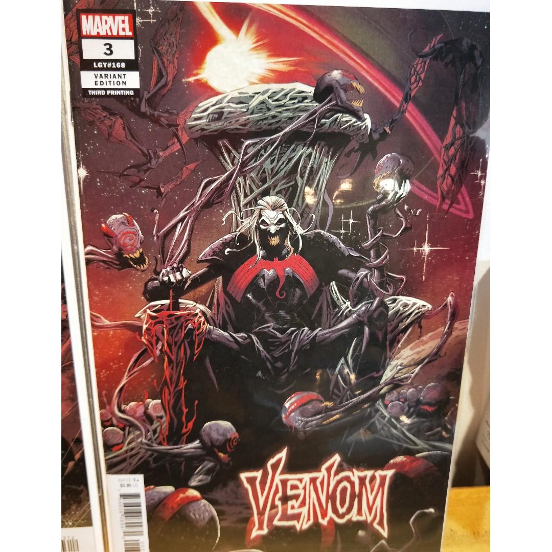 Venom #3 First appearance of Knull! Hard to Find 2nd and 3rd prints ...