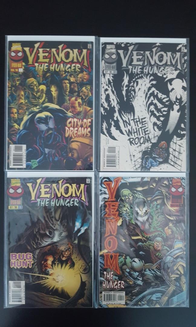 Venom : The Hunger #1,#2,#3,#4 (1996) Complete Set Of 4, All Venom, All ...