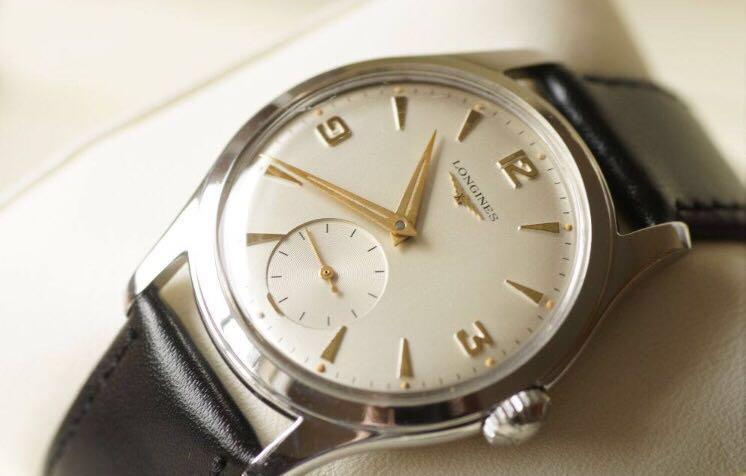Vintage Longines Sub Second Watch, Luxury, Watches on Carousell