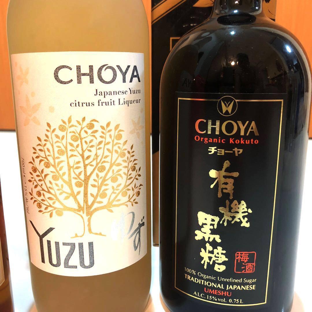 Whisky Umeshu/Choya Yuzu/Choya Organic Kokuto, Food & Drinks, Alcoholic ...