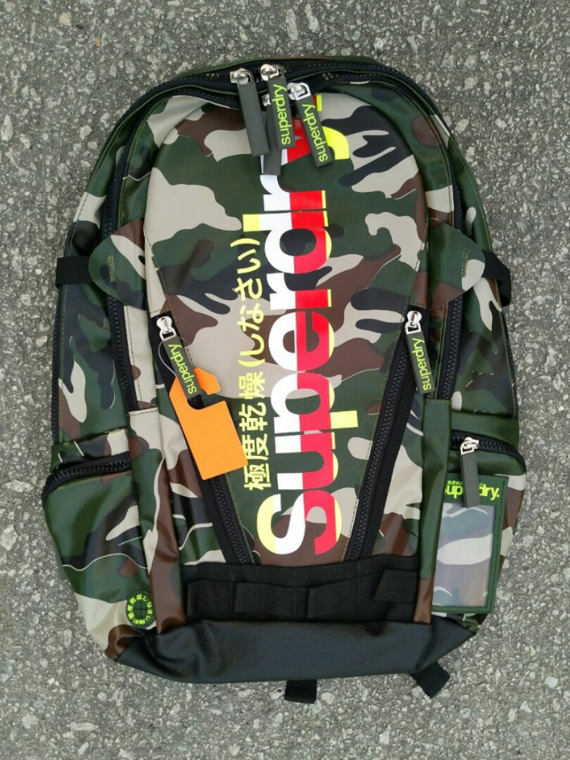 ORIGINAL Superdry Tarp Backpack, ready stock!! (2 colours), Men's ...