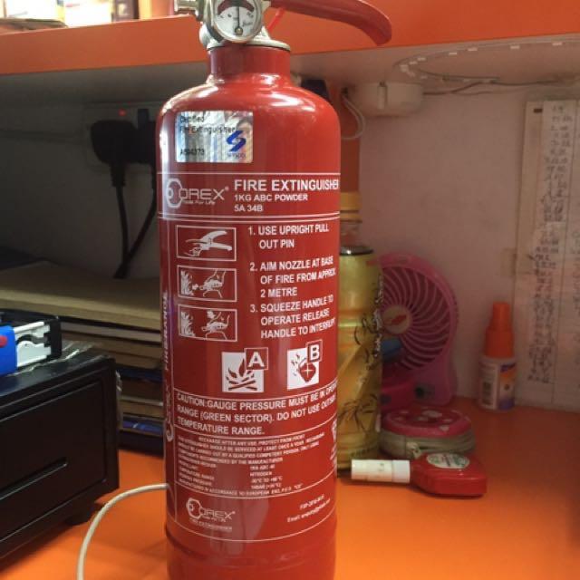 ABC POWDER FIRE EXTINGUISHER , Everything Else on Carousell