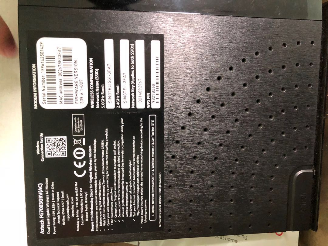 Aztech ac modem, Electronics, Computer Parts & Accessories on Carousell