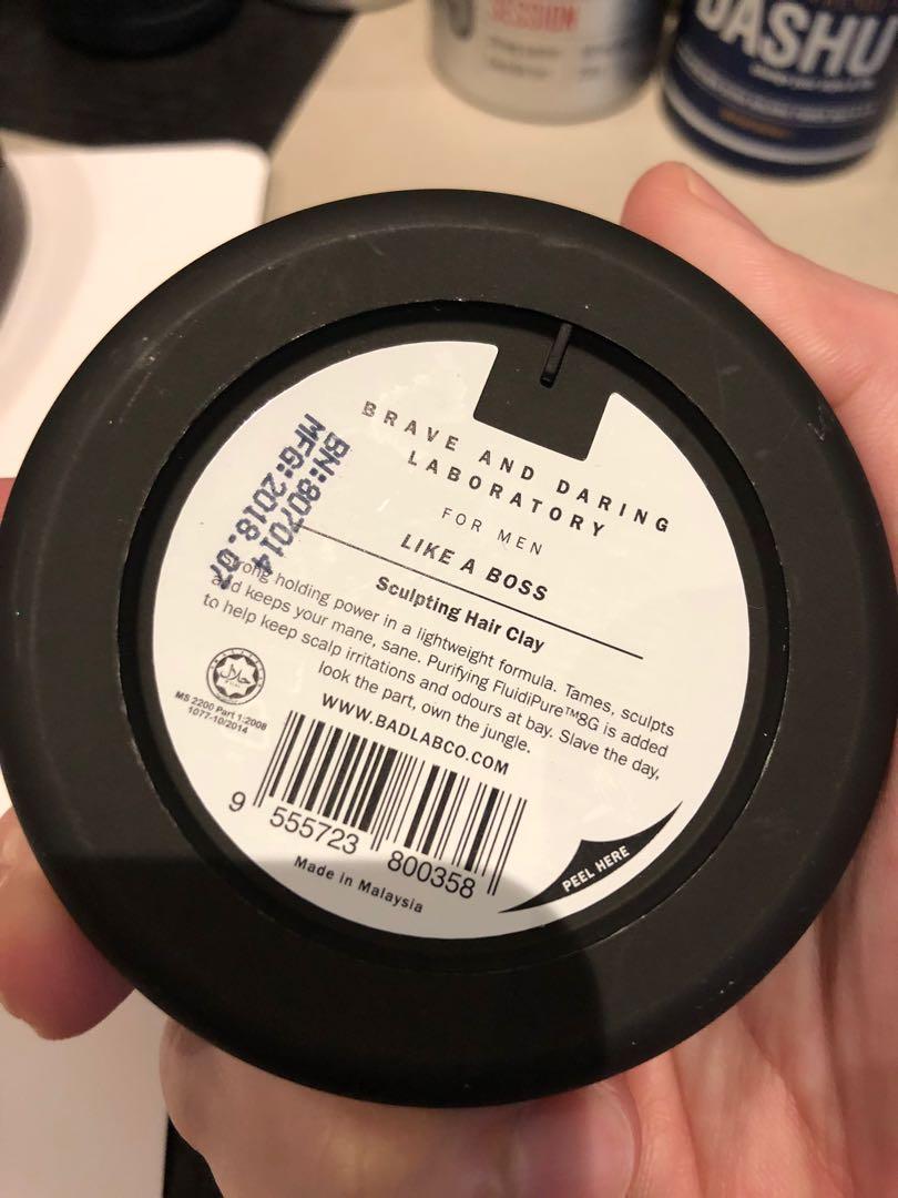 BADLAB Sculpting Hair Clay, Beauty & Personal Care, Men's Grooming on ...