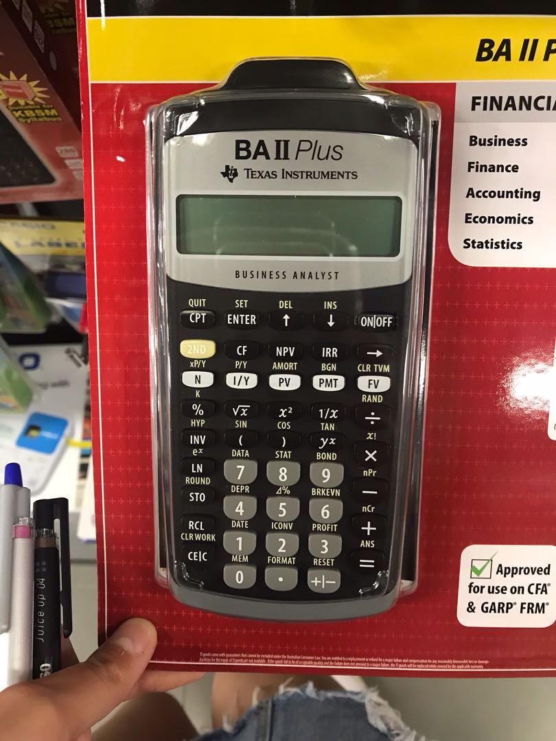 Financial Calculator, Hobbies & Toys, Books & Magazines, Assessment ...