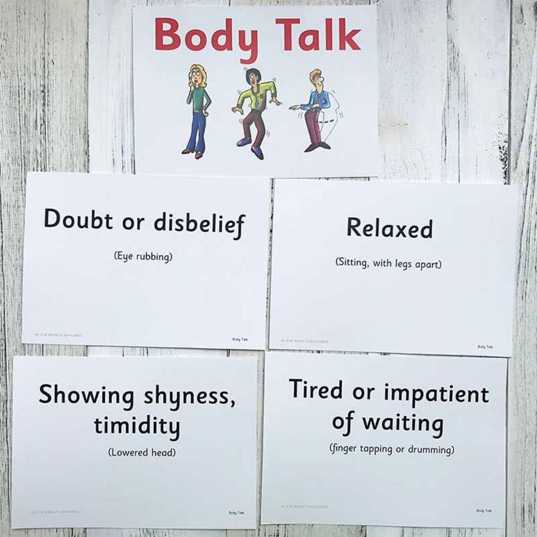 Flashcards Body Talk (HEGURU, SHICHIDA, RIGHT BRAIN TRAINING) BRAND NEW ...