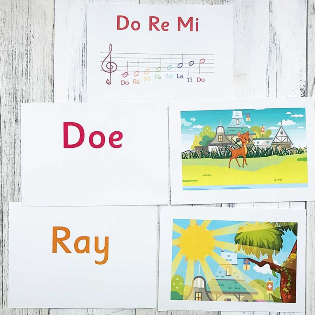 Flashcards Do Re Mi (HEGURU, SHICHIDA, RIGHT BRAIN TRAINING) BRAND NEW ...