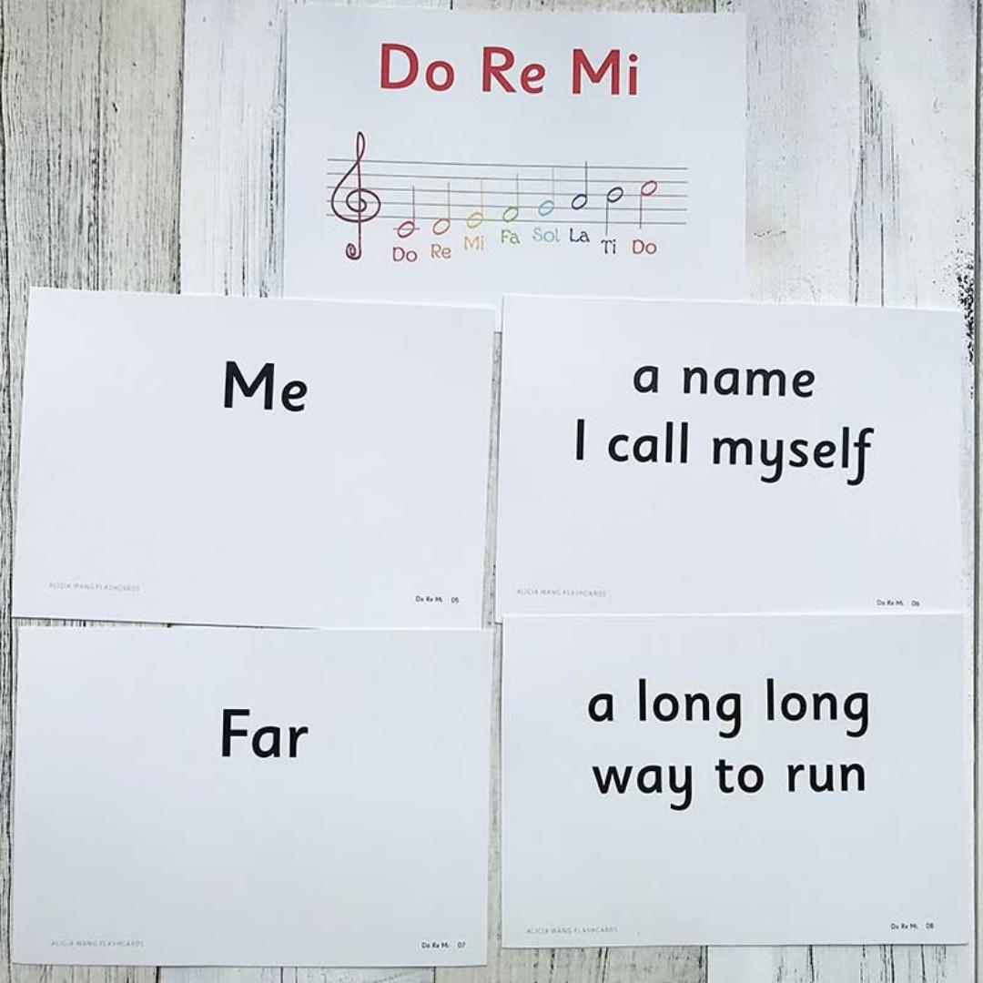 Flashcards Do Re Mi (HEGURU, SHICHIDA, RIGHT BRAIN TRAINING) BRAND NEW ...