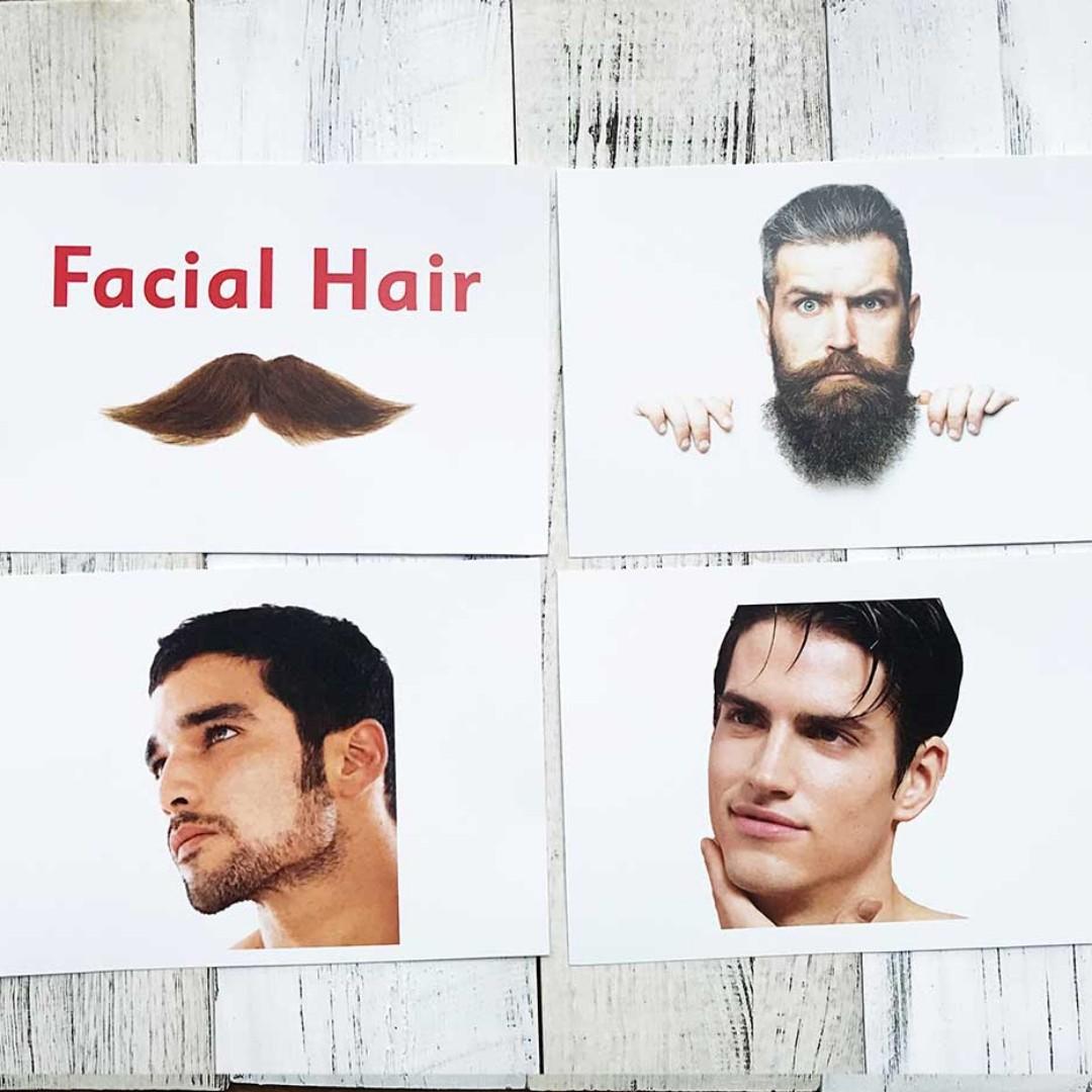 Flashcards Facial Hair (HEGURU, SHICHIDA, RIGHT BRAIN TRAINING) BRAND ...
