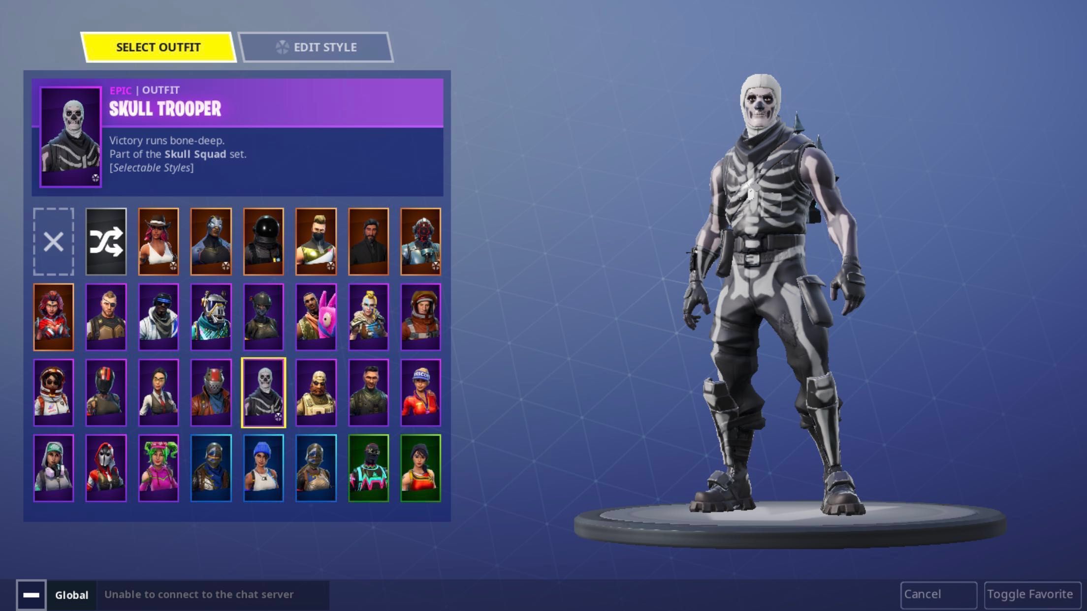 Fortnite S2-S6 Battlepass account w/ Skull Trooper, Blue Team leader ...