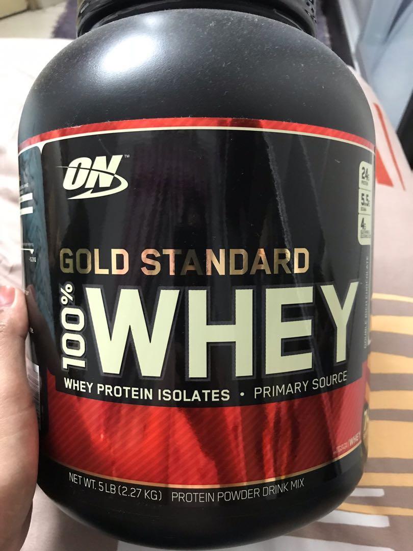 Gold Standard Whey Protein, Food & Drinks, Beverages on Carousell