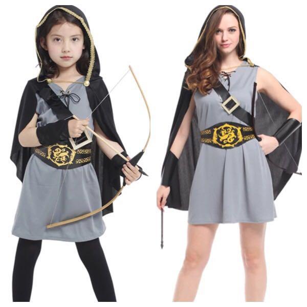 IN STOCK Female girl hunter costume archer costume warrior costume ...
