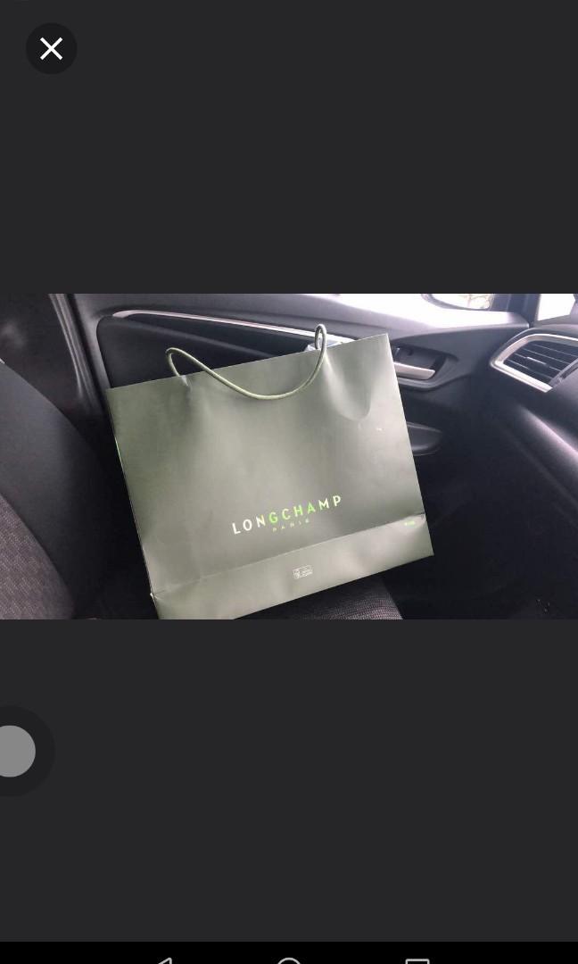 LONGCHAMP Paper Bag, Women's Fashion, Bags & Wallets, Tote Bags on ...