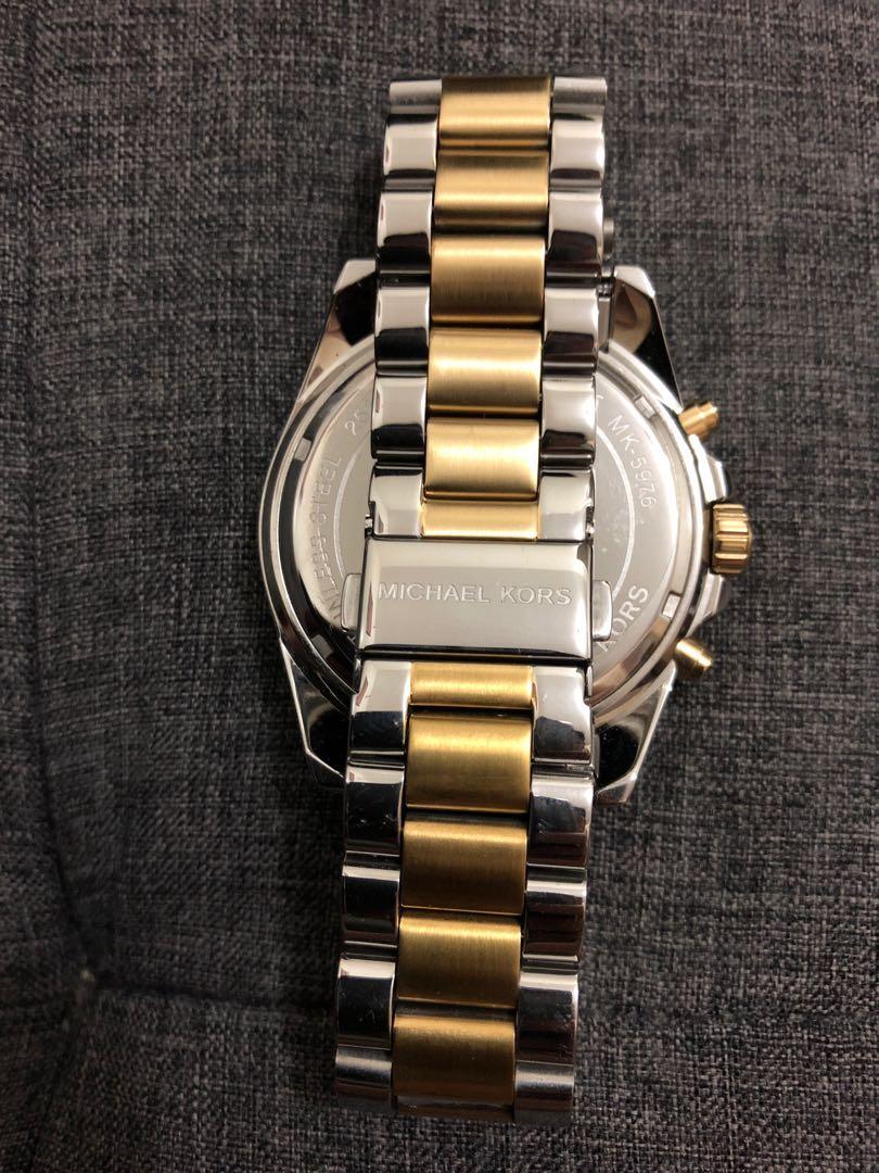 MICHAEL KORS Bradshaw Two-Tone Watch Style# MK5976, Men's Fashion ...