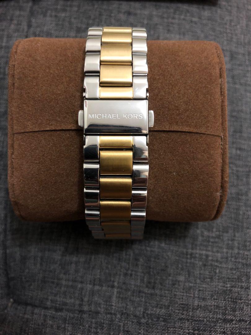 MICHAEL KORS Bradshaw Two-Tone Watch Style# MK5976, Men's Fashion ...