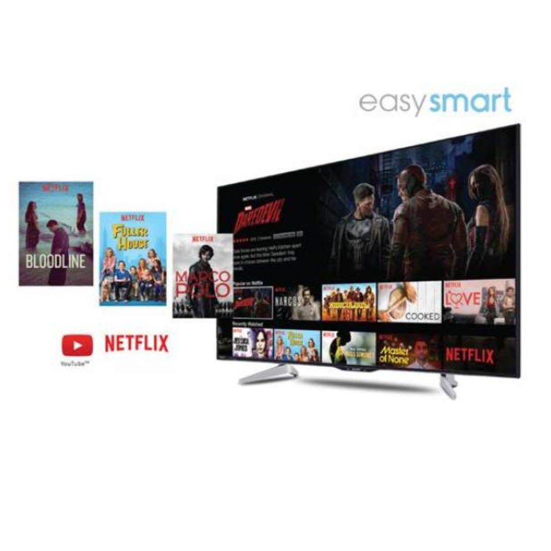 New SHARP 60 Inch 4K UHD Easy Smart TV LC60UA6500X, TV & Home ...