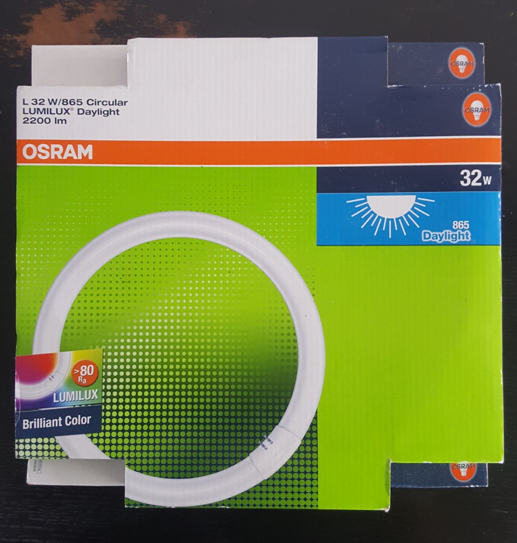 Osram Circle Tube Light, Furniture & Home Living, Lighting & Fans ...