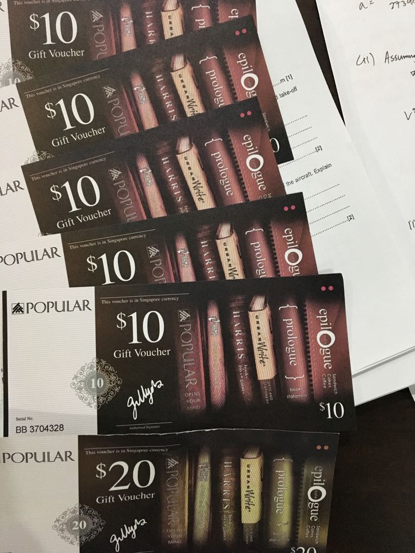 Popular Vouchers, Tickets & Vouchers, Vouchers on Carousell