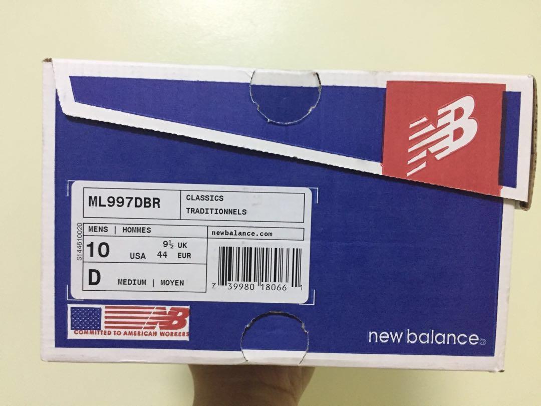 (Repriced) New Balance 997 Encap Made in USA DBR “Brown Suede” Author’s Collection, Men's ...