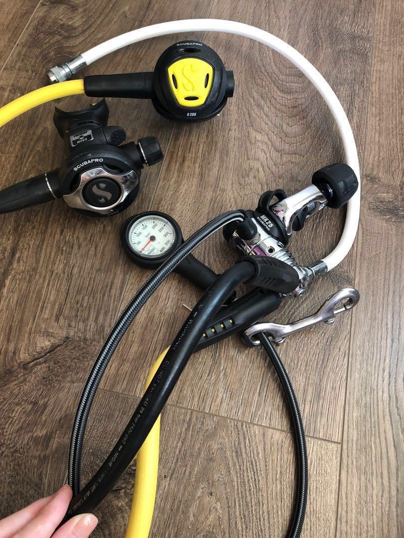 Scubapro first stage MK25 / second stage s600 / octopus R295 / pressure ...