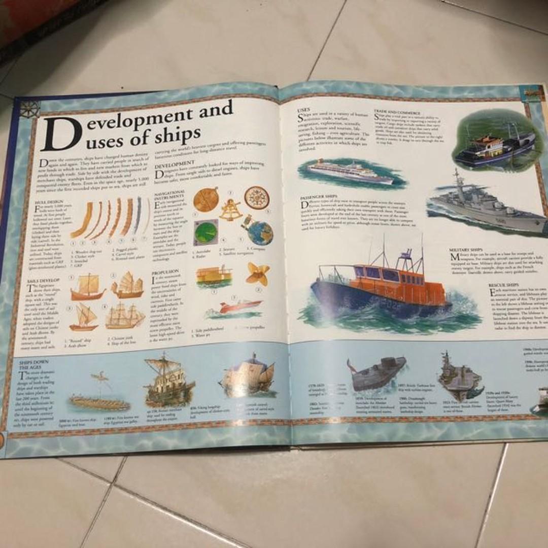 SHIPS A STUNNING VISUAL HISTORY OF SHIPS BIG BOOK, Hobbies & Toys ...