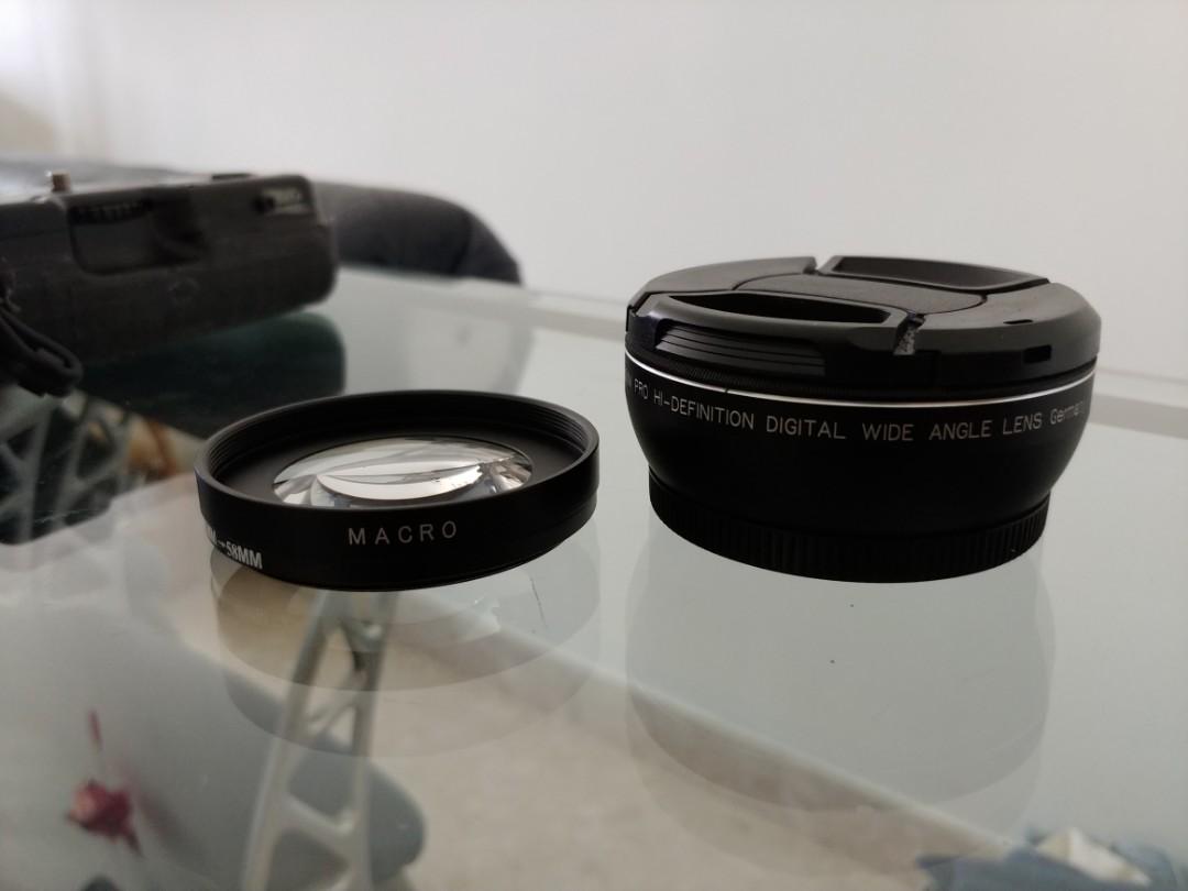 Sony A55 A-Mount with 3 lenses, external flash, battery grip ...