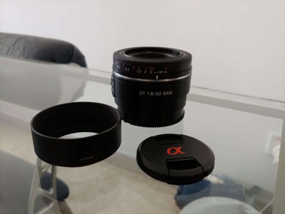 Sony A55 A-Mount with 3 lenses, external flash, battery grip ...