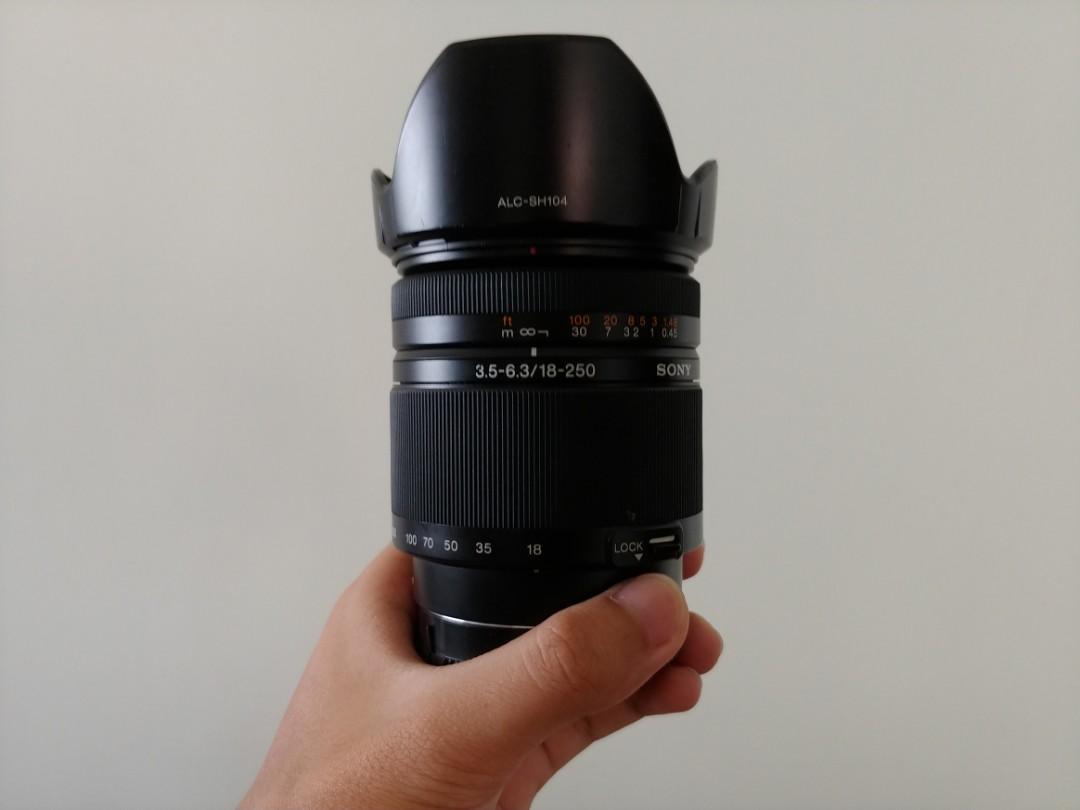 Sony A55 A-Mount with 3 lenses, external flash, battery grip ...
