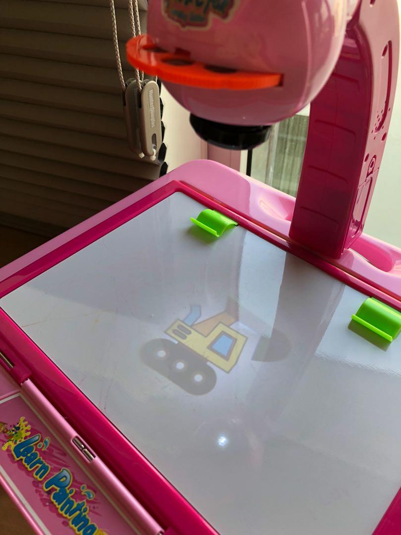 Table top marker/chalk table with projector, Babies & Kids, Baby ...