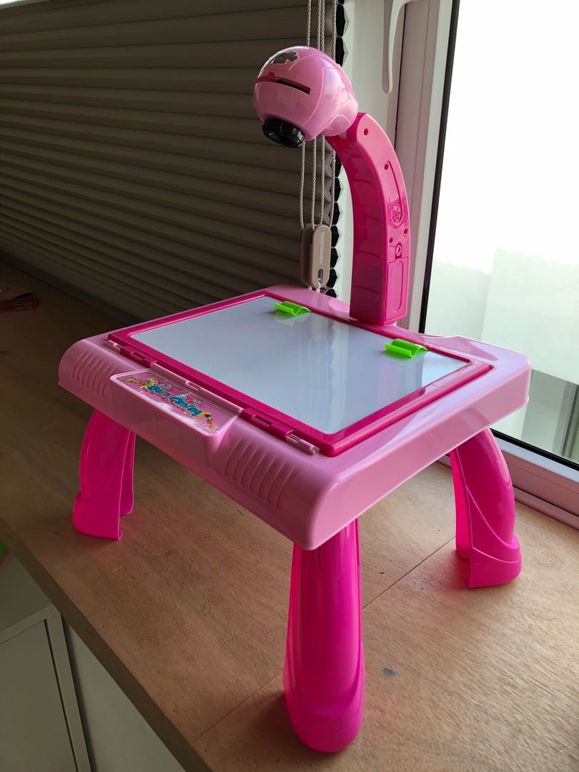 Table top marker/chalk table with projector, Babies & Kids, Baby ...