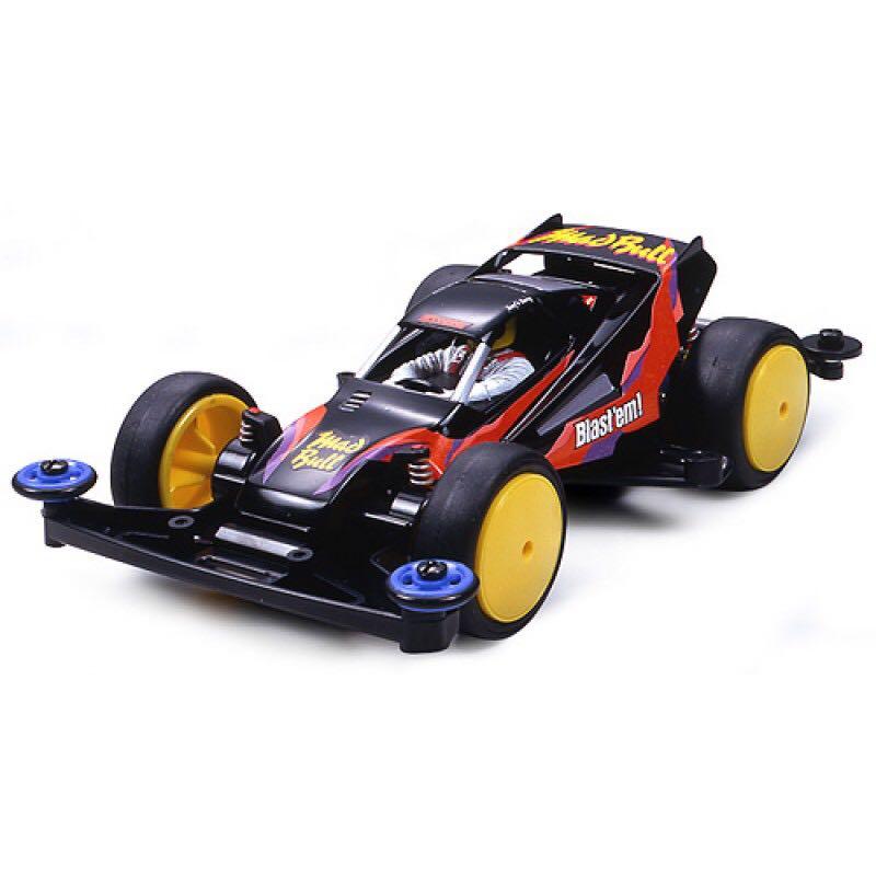 現貨 TAMIYA 田宮 雙星 Mini 4WD Pro 四驅車 Mad Bull 狂牛 (Super TZ-X 人形車) 黃色封閉車輪 日本 ...