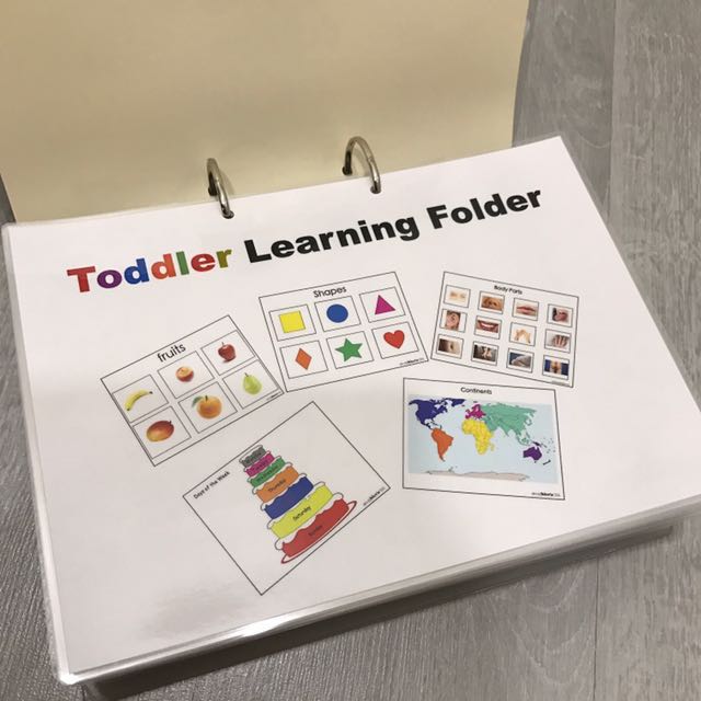 Toddler Learning Folder By Jady A, Babies & Kids, Babies & Kids Fashion ...