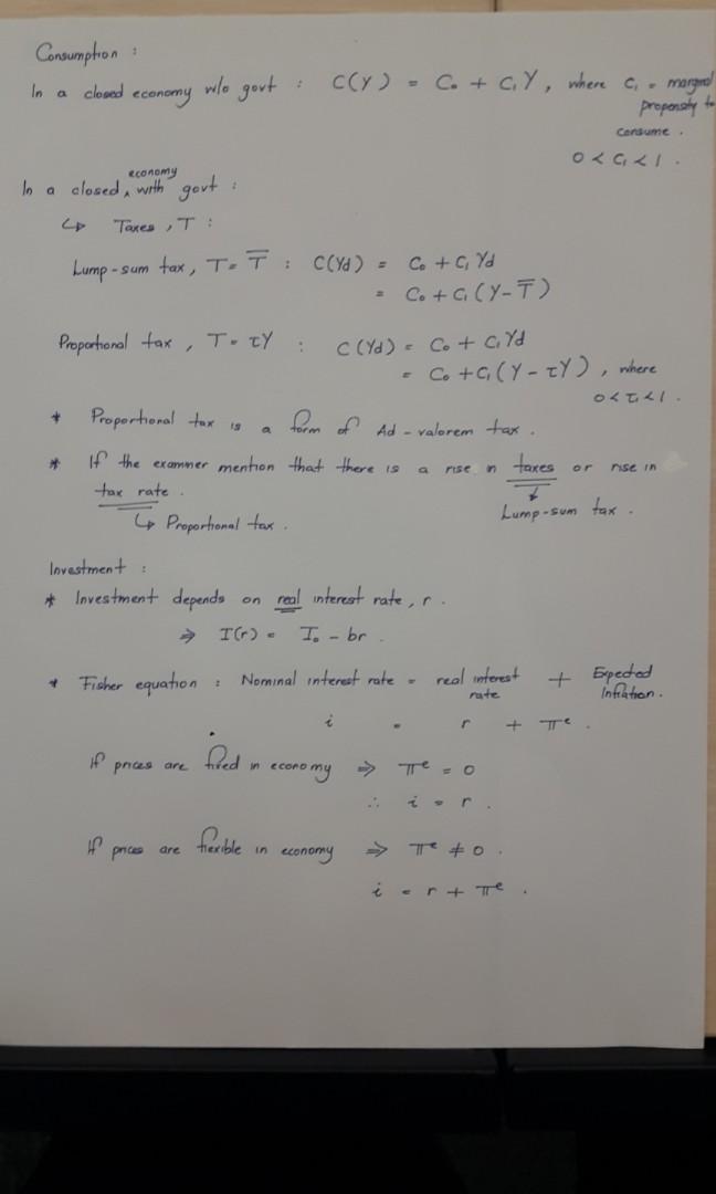 UOL Chen Aidi macroeconomics tutorial notes, Hobbies & Toys, Books ...