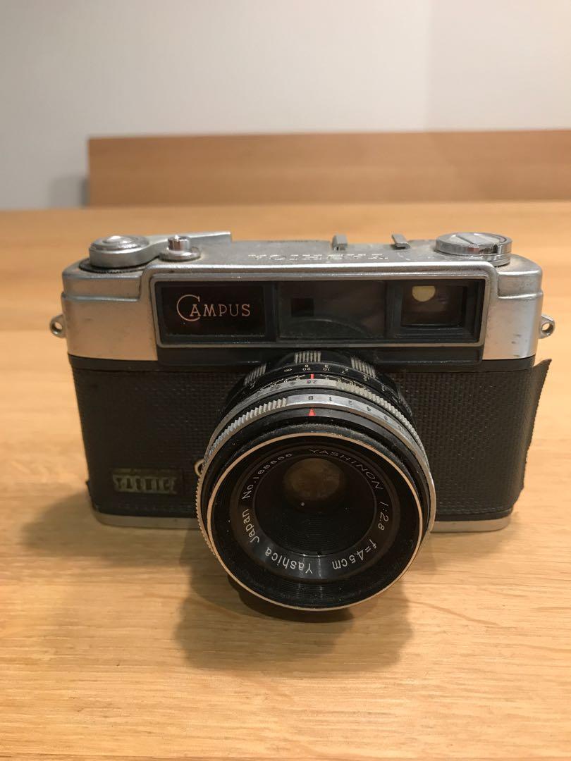 Vintage Yashica Campus 35mm film camera, Photography, Cameras on Carousell