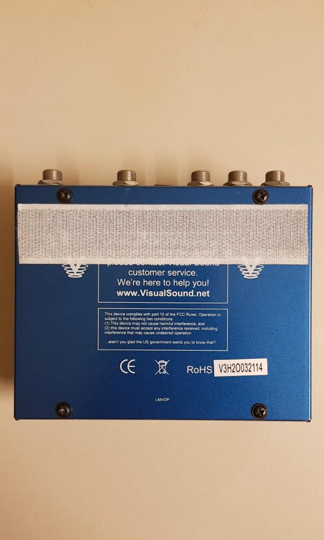 Visual Sound V3 H2O Guitar Pedal, Hobbies & Toys, Music & Media, Music ...