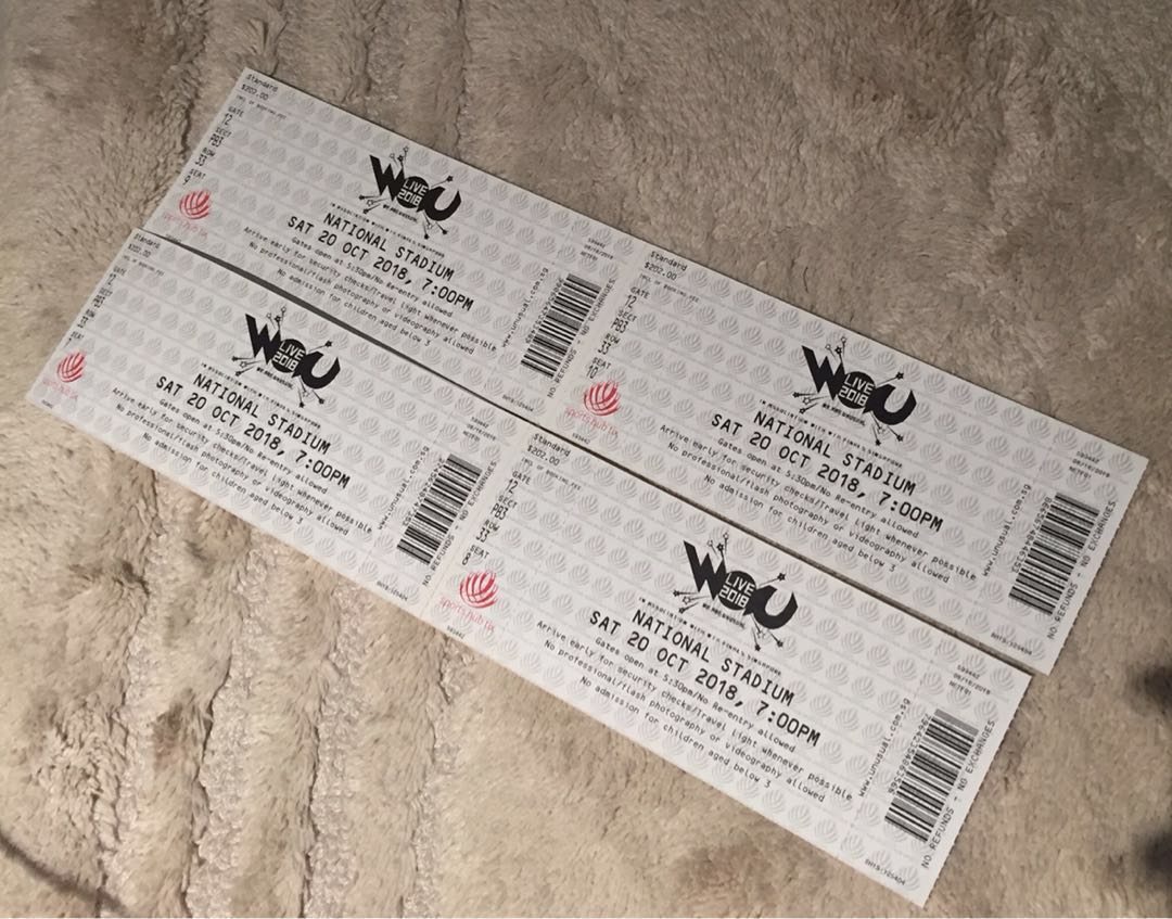 Wakin Chau (Emil Chau) Singapore concert tics; cat 2 (refer to details ...