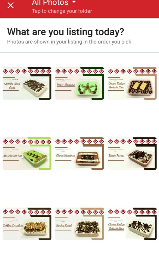 20 FLAVORS GRAHAM CAKES, Food & Drinks, Homemade Bakes on Carousell