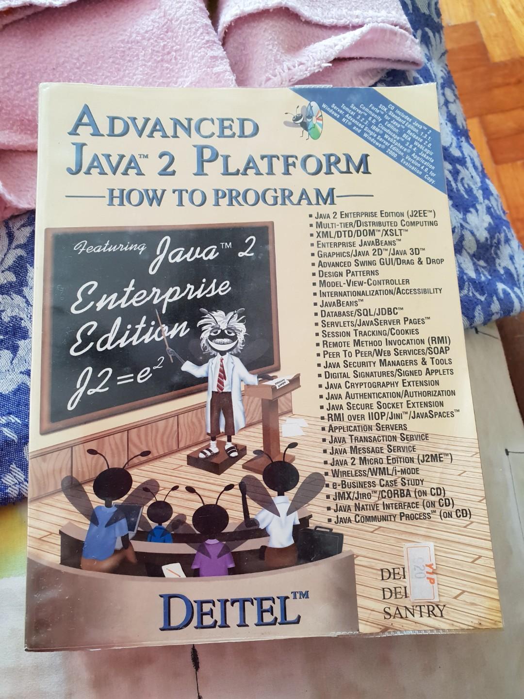 Advanced Java2 Platform How to program, Computers & Tech, Office & Business Technology on Carousell