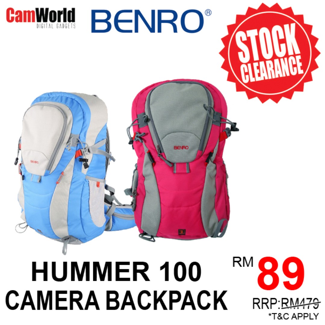 BENRO HUMMER 100 BACKPACK, Photography, Photography Accessories, Camera ...