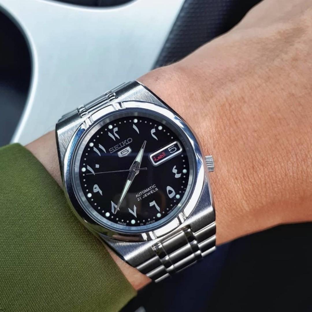  BNIB ULTRA RARE Seiko 5 Arabic Numerals Automatic Made In Japan