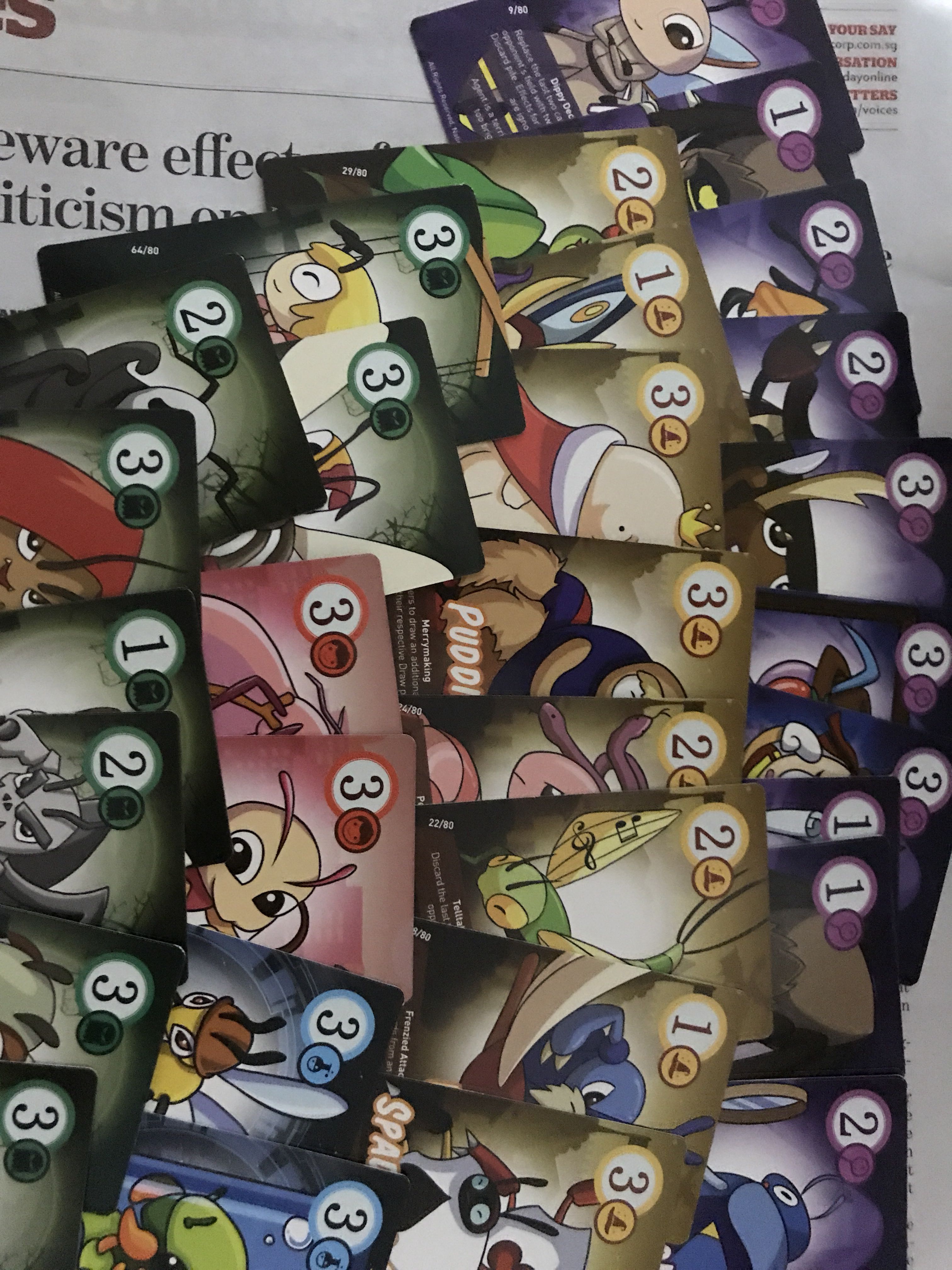 Book bug cards 2 / Bug cards - 25 cards, Everything Else on Carousell