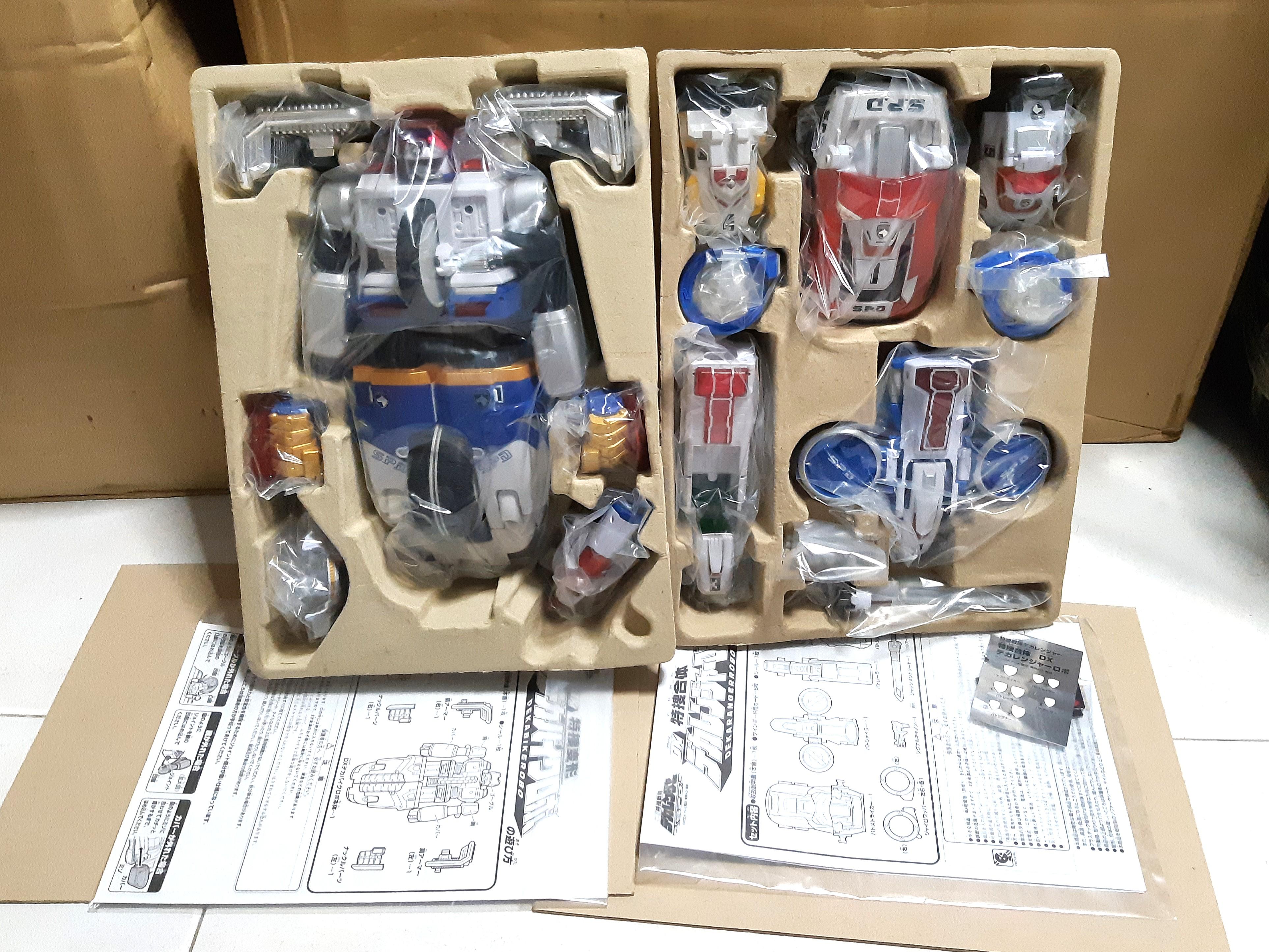 Dekaranger SPD Deka Robo & Deka Bike DX Megazord Original Bandai ...