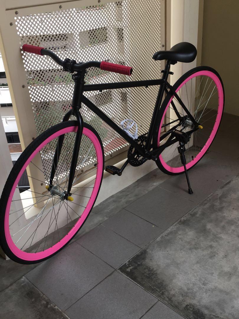 FIXIE COASTAL PINK, Sports Equipment, Bicycles & Parts, Bicycles on ...