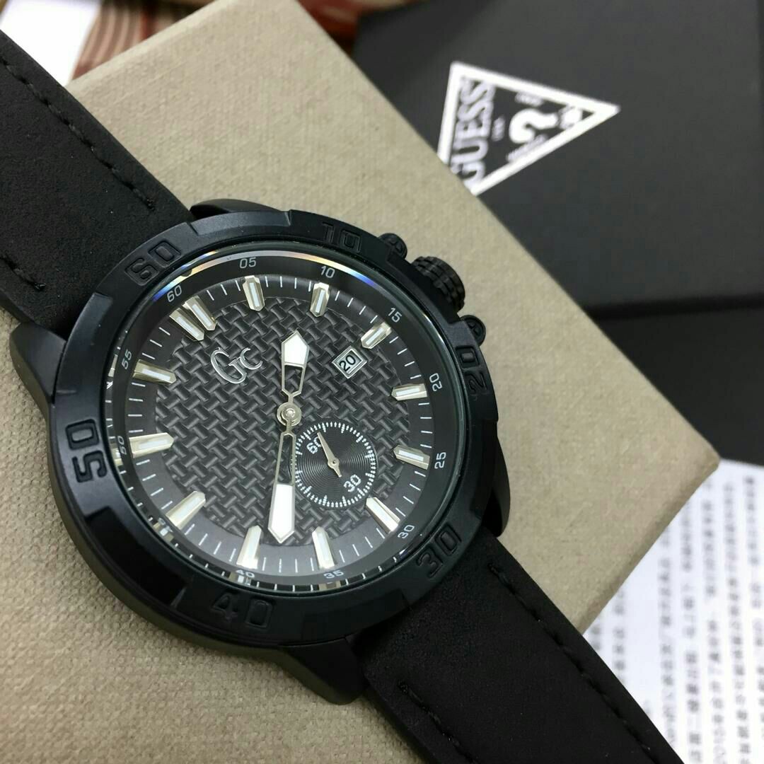 GUESS COLLECTION ALL FUNCTION WITH SMALL GUESS BOX MEN WATCH GRADE AA ...