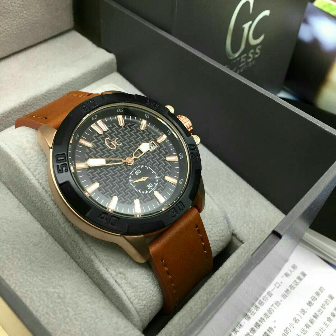 GUESS COLLECTION ALL FUNCTION WITH SMALL GUESS BOX MEN WATCH GRADE AA ...