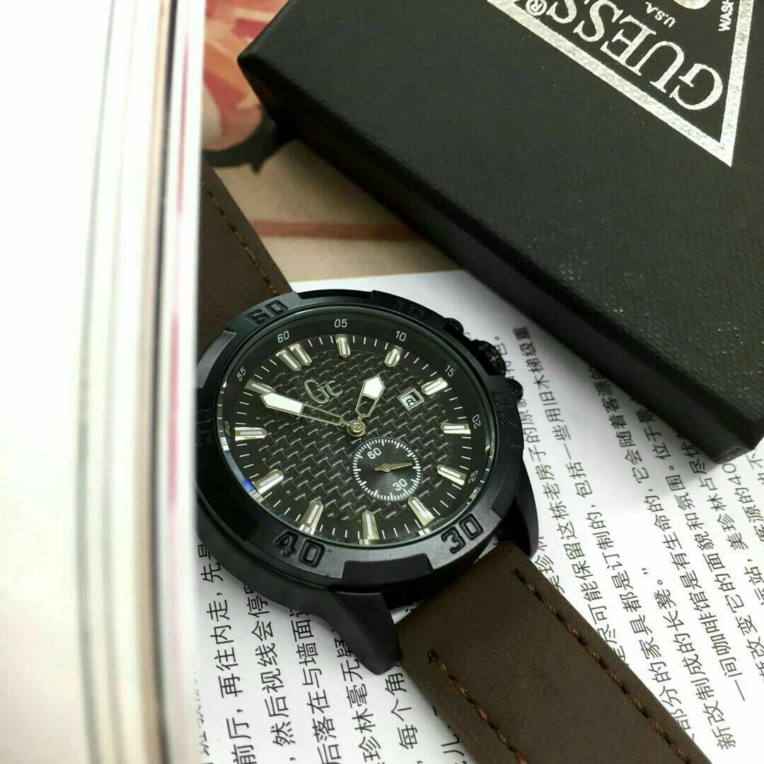 GUESS COLLECTION ALL FUNCTION WITH SMALL GUESS BOX MEN WATCH GRADE AA ...