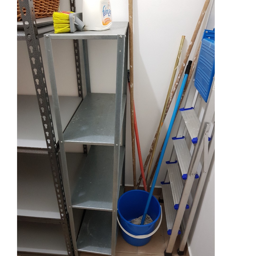 Ikea metal storage rack, Furniture & Home Living, Furniture, Shelves ...