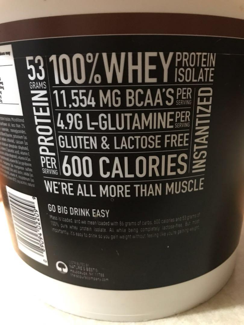 ISOPURE MASS protein powder, Health & Nutrition, Health Supplements ...