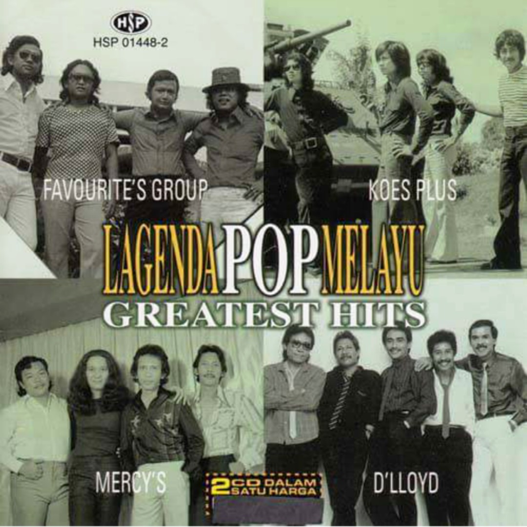 Lagenda Pop Melayu Greatest Hits 2CD D'lloyd Mercy Koes Plus Favourite ...