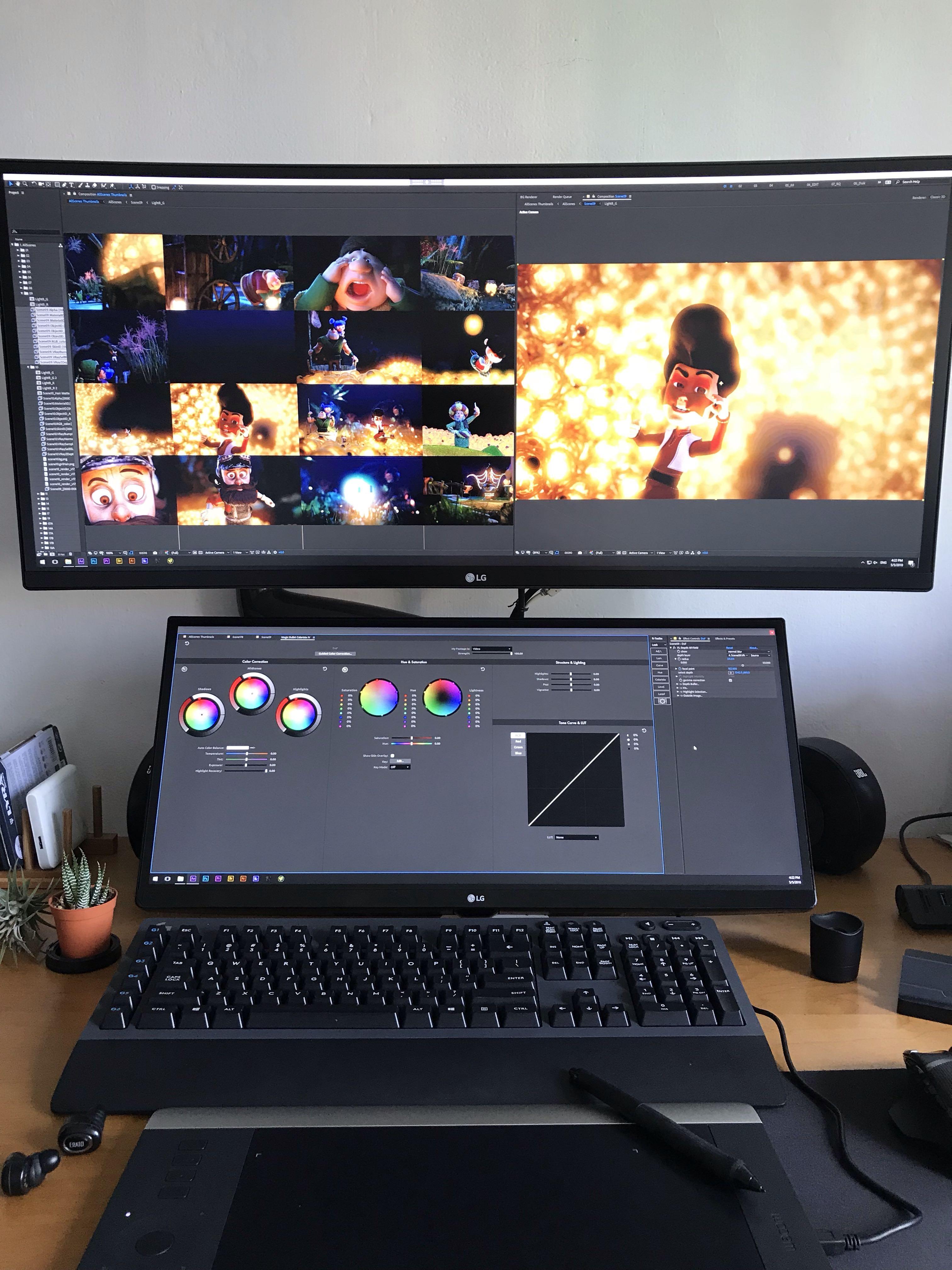 LG 34UC97 34-Inch Ultra-Wide Curved Monitor, Computers & Tech, Parts ...